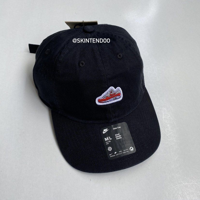 Nike Club Unstructured Air Max Caps, Fesyen Pria, Aksesoris, Topi di ...