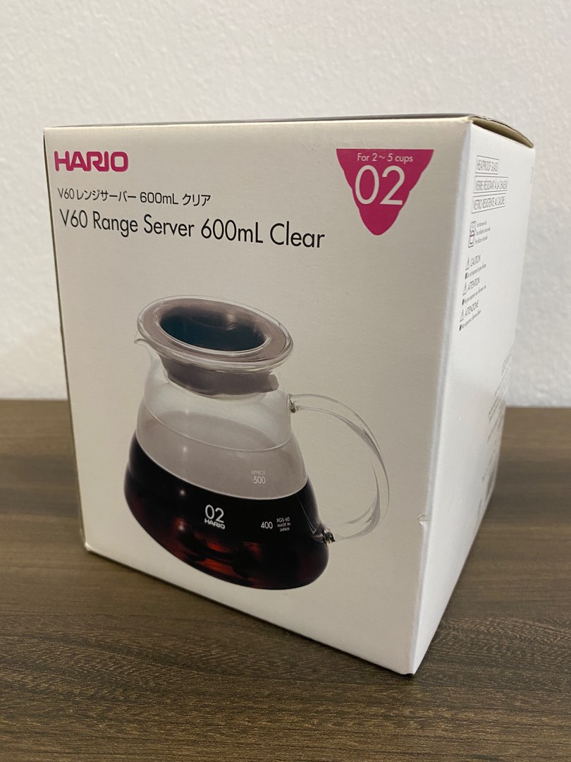Original Hario V60 Range Server 02 600 ml, TV & Home Appliances ...