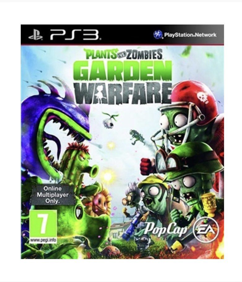 PLANT VS ZOMBIE GARDEN WARFARE PS3 Game, Video Gaming, Video Games ...