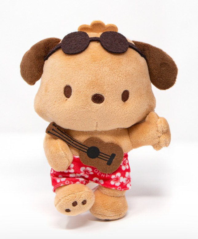 現貨夏威夷直送曬燶Tan色Sanrio角色6吋直立公仔Pochacco, 興趣及遊戲, 玩具 & 遊戲類 - Carousell