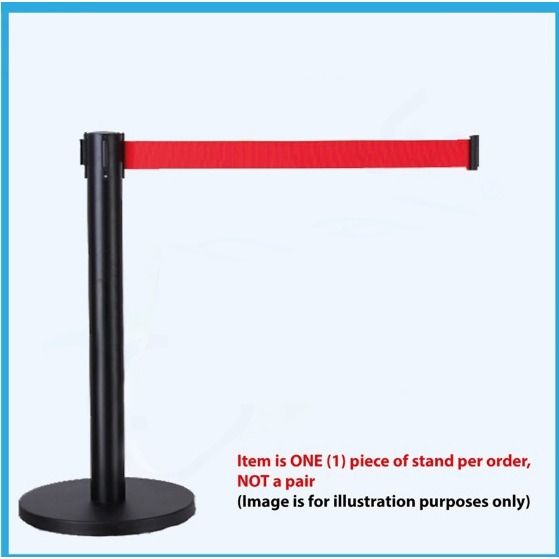 Queue Stand barrier Retractable Belt Barrier Divider Pole Queue Up ...