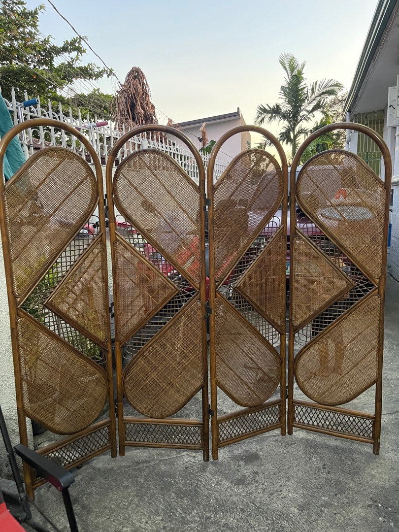 Rattan Divider, Furniture & Home Living, Home Decor, Wall Decor on ...
