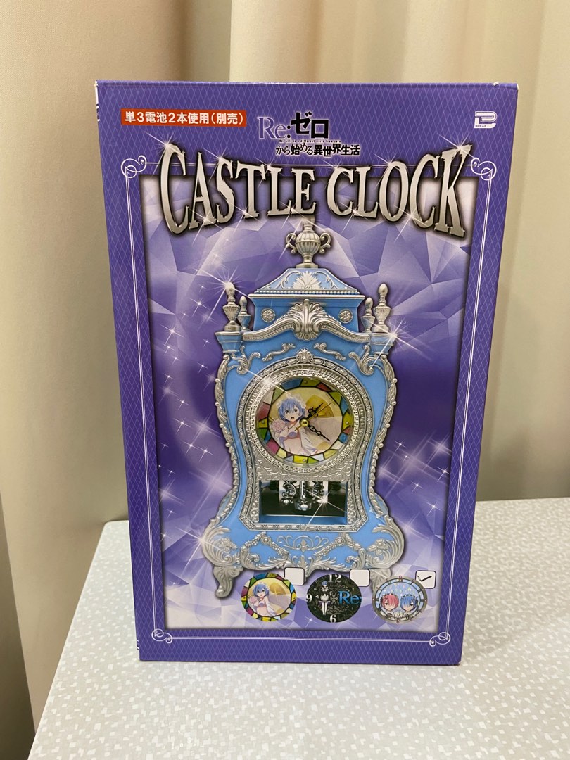 Re: Zero Rem Ram Castle Clock, Furniture & Home Living, Home Decor ...
