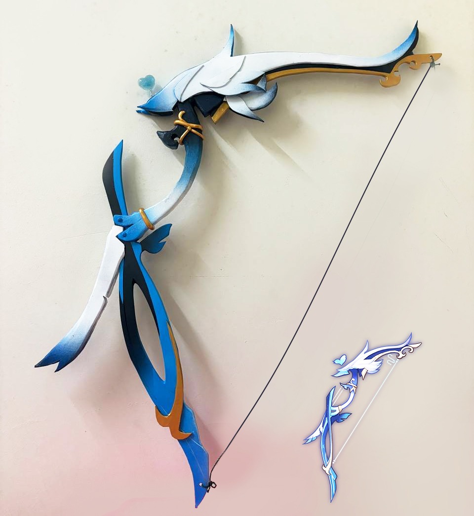 [RENT] Aqua Simulacra (Yelan Bow) props cosplay Genshin Impact Weapon ...