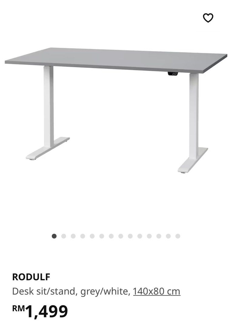Rodulf ikea desk, Furniture & Home Living, Furniture, Tables & Sets on ...