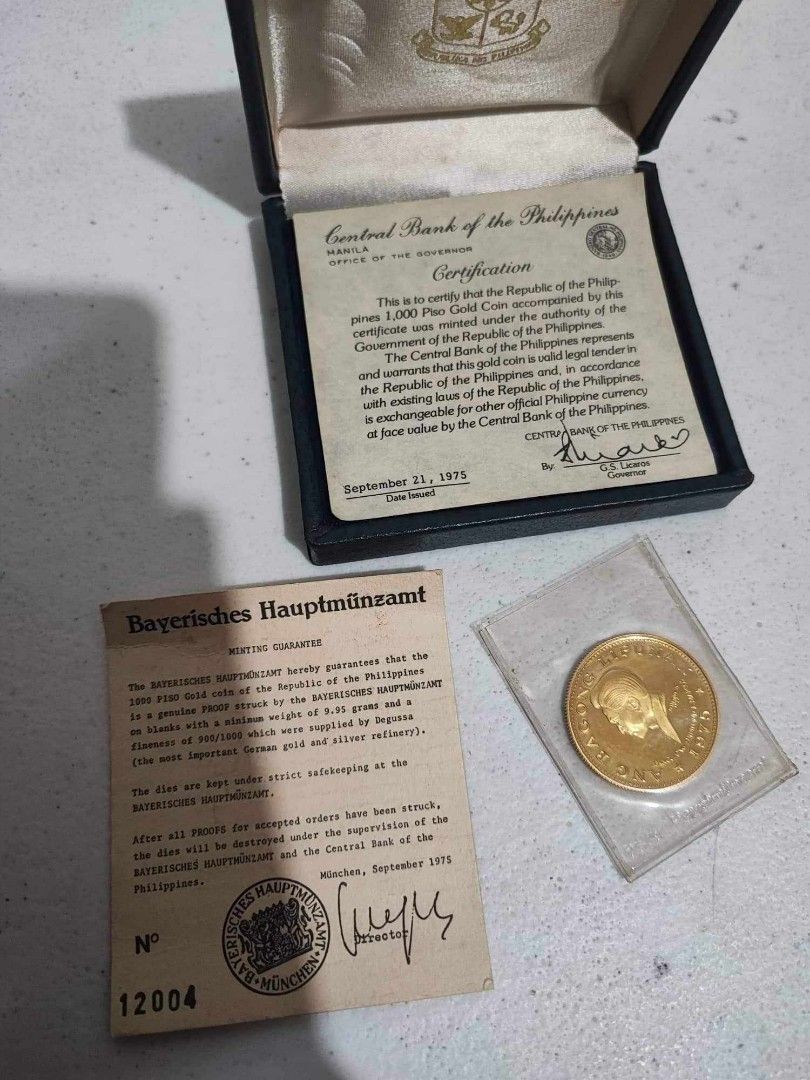 RUSH 1975 MARCOS GOLD COIN, Hobbies & Toys, Memorabilia & Collectibles ...