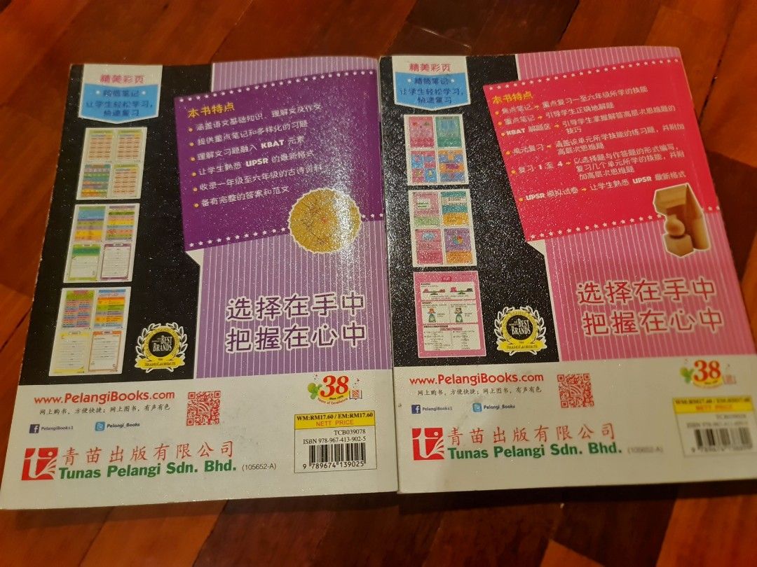 SJKC UPSR Chinese & Math Revision Book Set, Hobbies & Toys, Books ...