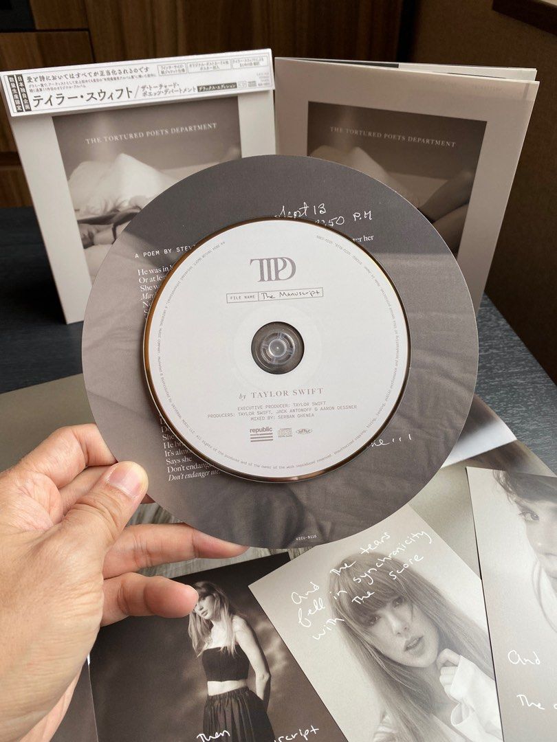 Taylor Swift - The Tortured Poets Department TTPD [Japan Only Limited ...