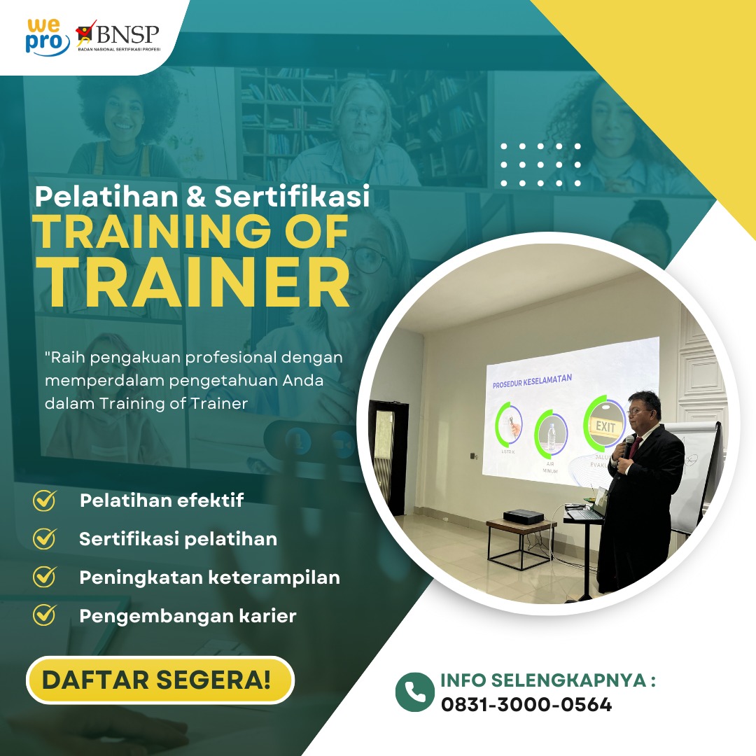 TERBARU 2024, WA 0831-3000-0564, Rekomendasi Training TOT BNSP Kota Madiun, Serba Serbi, Others ...