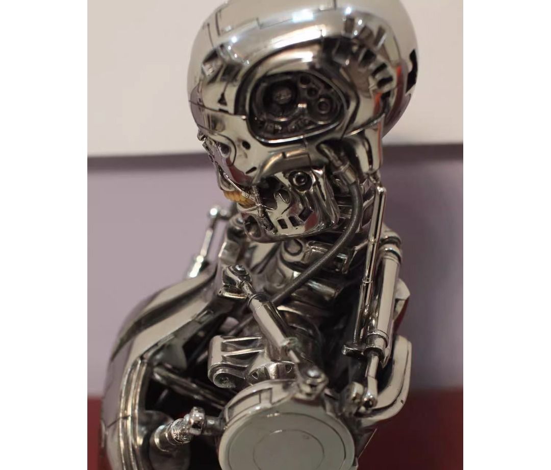Terminator 2 T2 T-800 1/1 scale life sized Half Body T750 T800 Bust ...