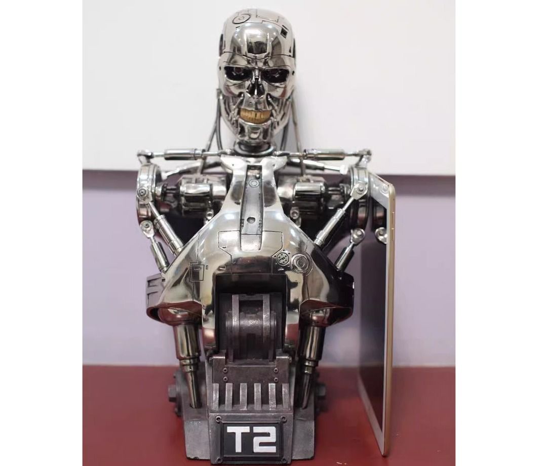 Terminator 2 T2 T-800 1/1 scale life sized Half Body T750 T800 Bust ...
