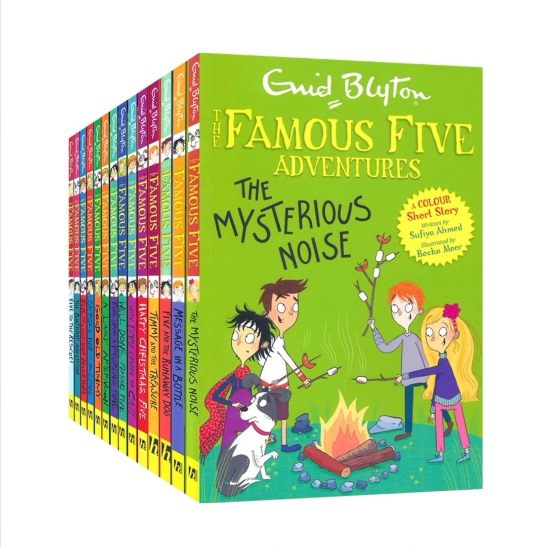 The famous five adventures by Enid Blyton 15 children story books ...