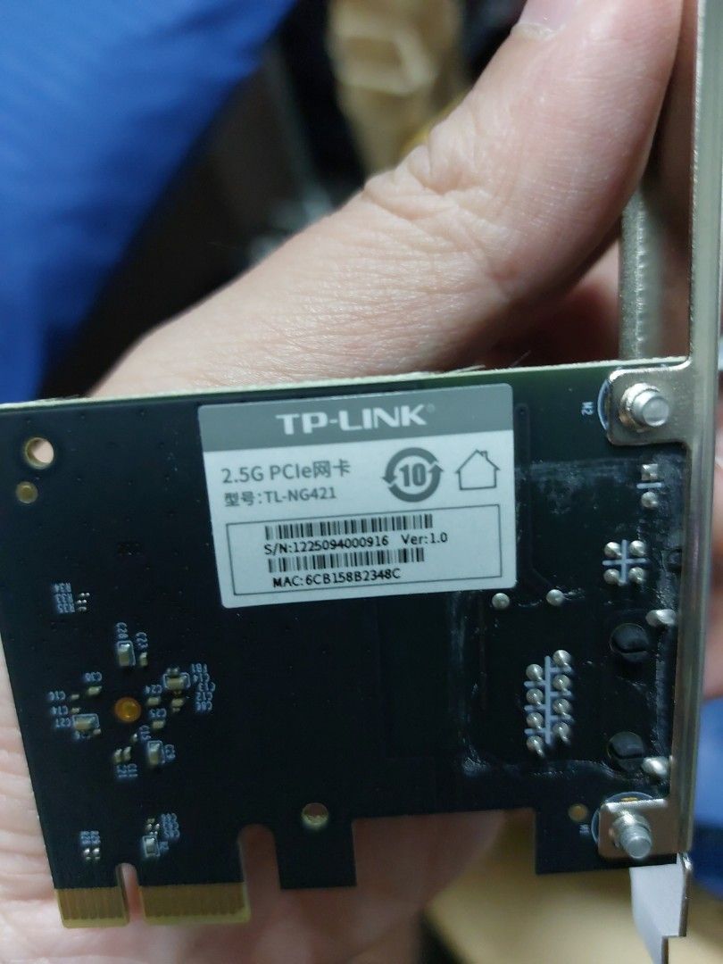 Tp link pcie 2.5G ethernet card, Computers & Tech, Parts & Accessories, Networking on Carousell