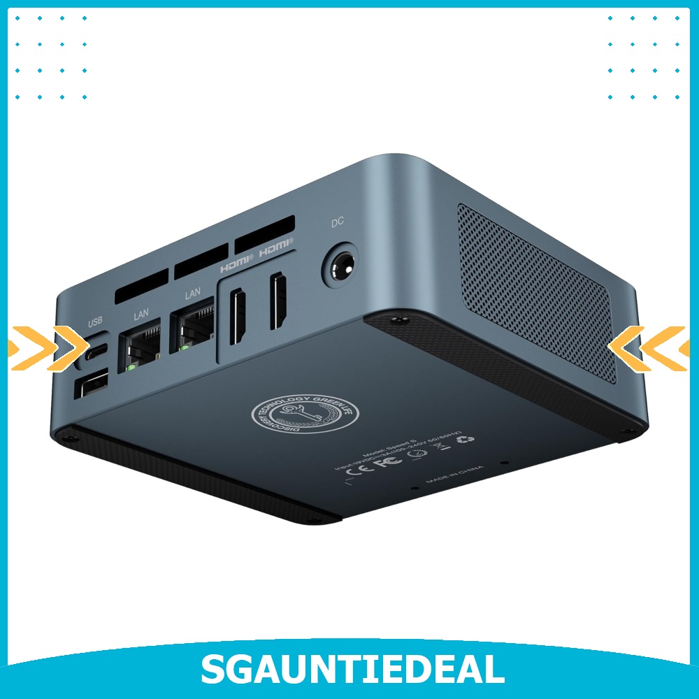 TRIGKEY Mini PC OS Desktop PC 12th Gen Intel N100 4C/4T 16G DDR5 ...