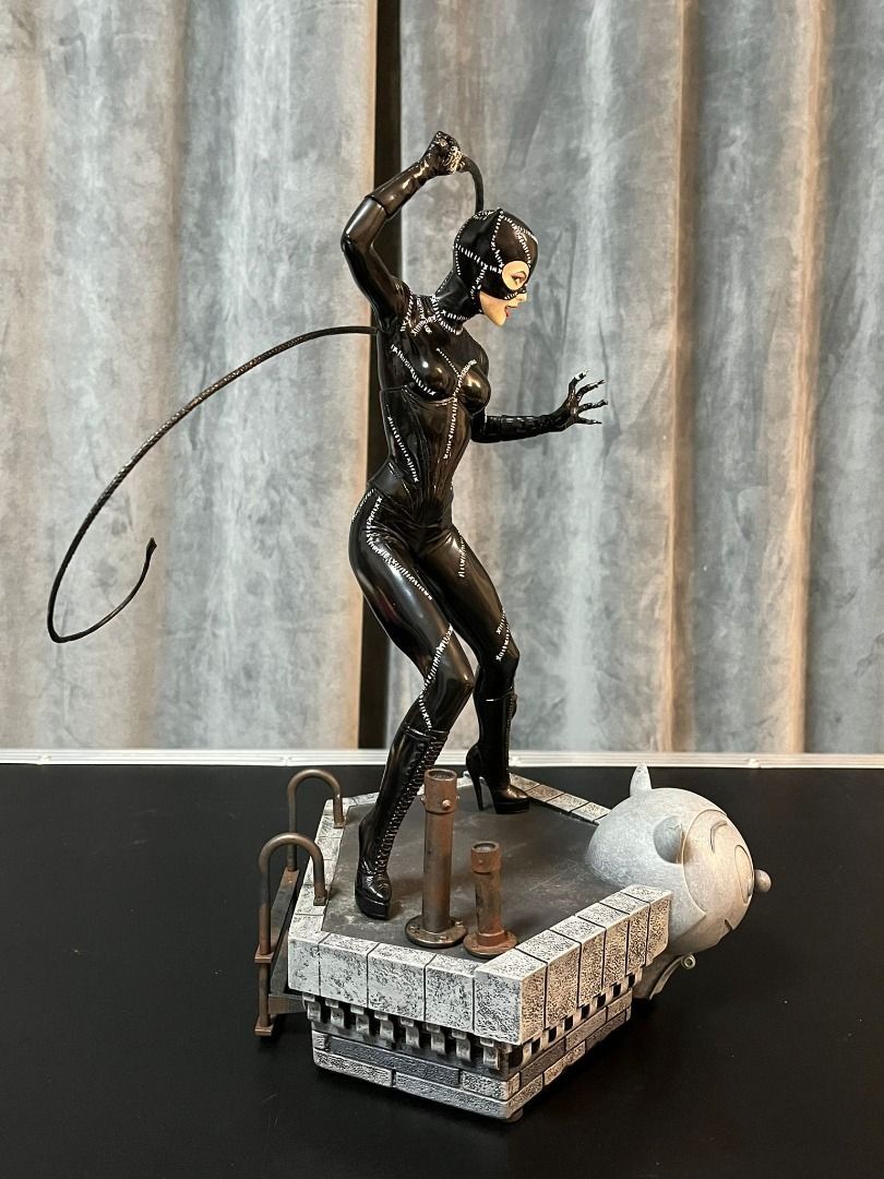 【絕版.極罕有】Tweeterhead 1/6 貓女 12吋雕像 Catwoman from Batman Statue 90% 新, 興趣及 ...