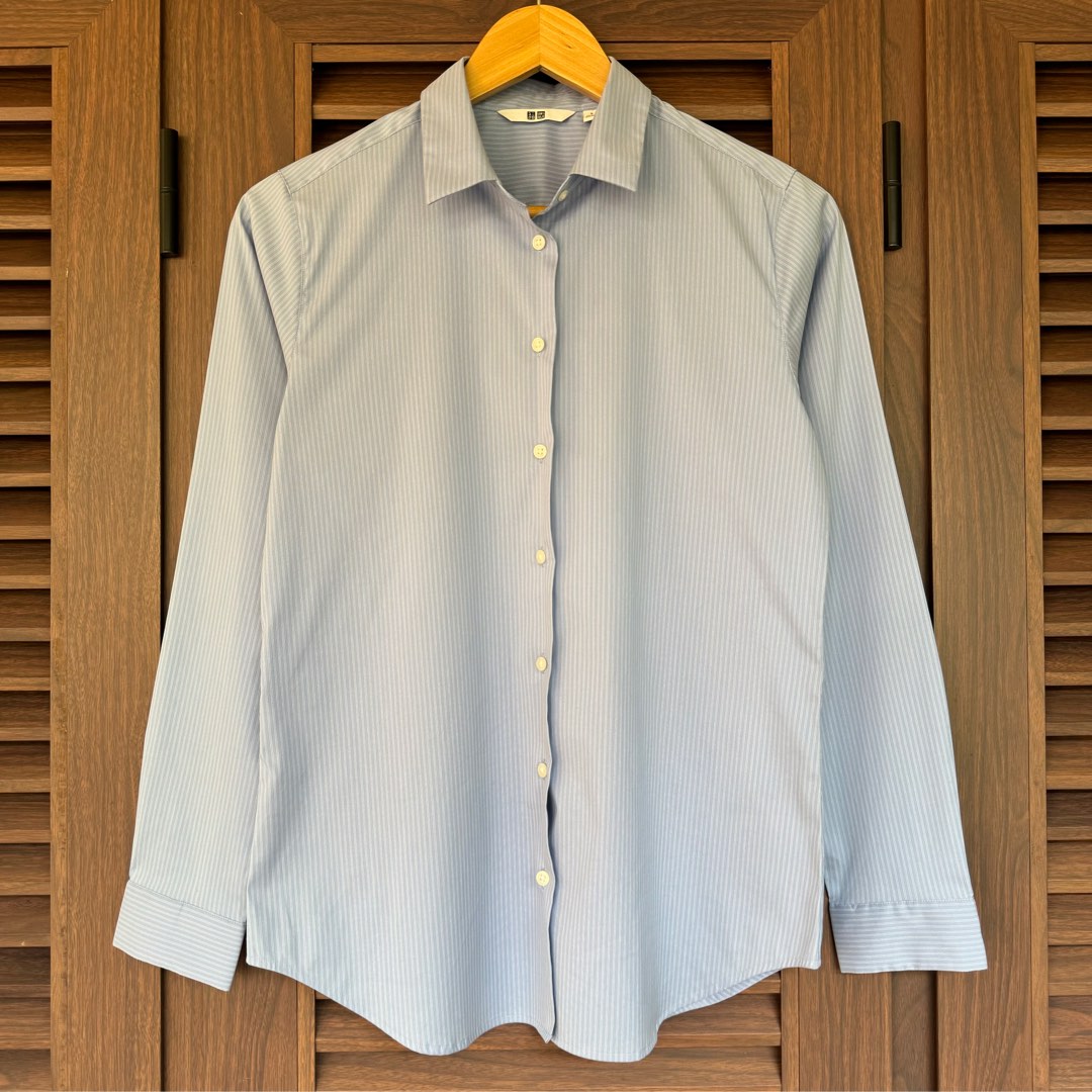 Uniqlo Supima Cotton Shirt, Women's Fashion, Tops, Shirts on Carousell