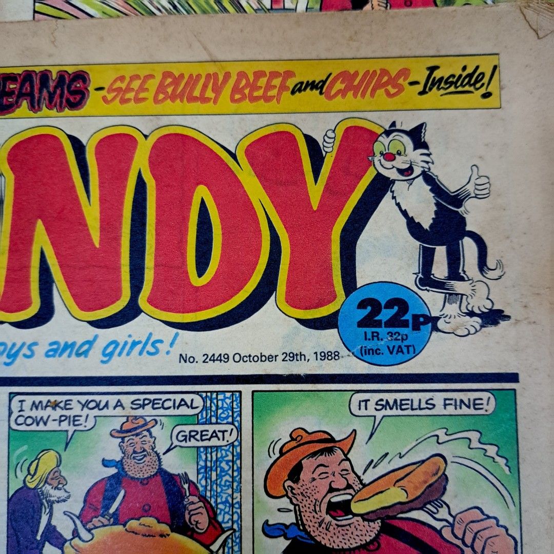 Vintage 1989-1990 Dandy Comics, Hobbies & Toys, Books & Magazines ...
