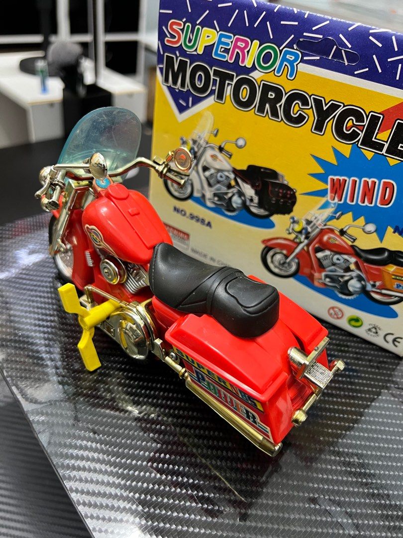 Vintage Toy Motorcycle Wind Up Function, Hobbies & Toys, Collectibles ...