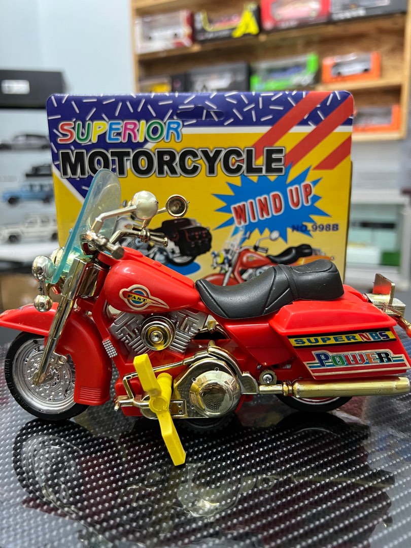Vintage Toy Motorcycle Wind Up Function, Hobbies & Toys, Collectibles ...
