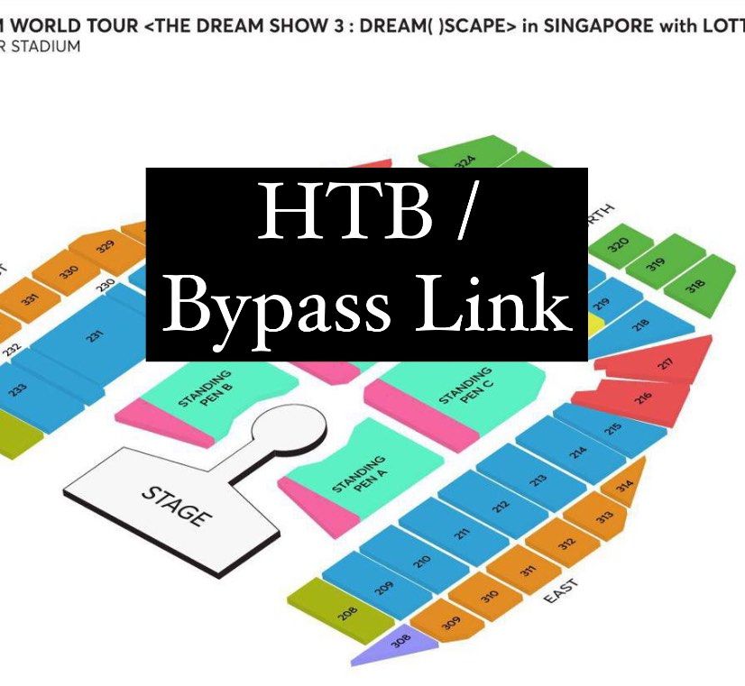 [vv high chance] NCT Dream Show 3 2024 World Tour Singapore TDS3 HTB Concert Ticket | BypassLink ...