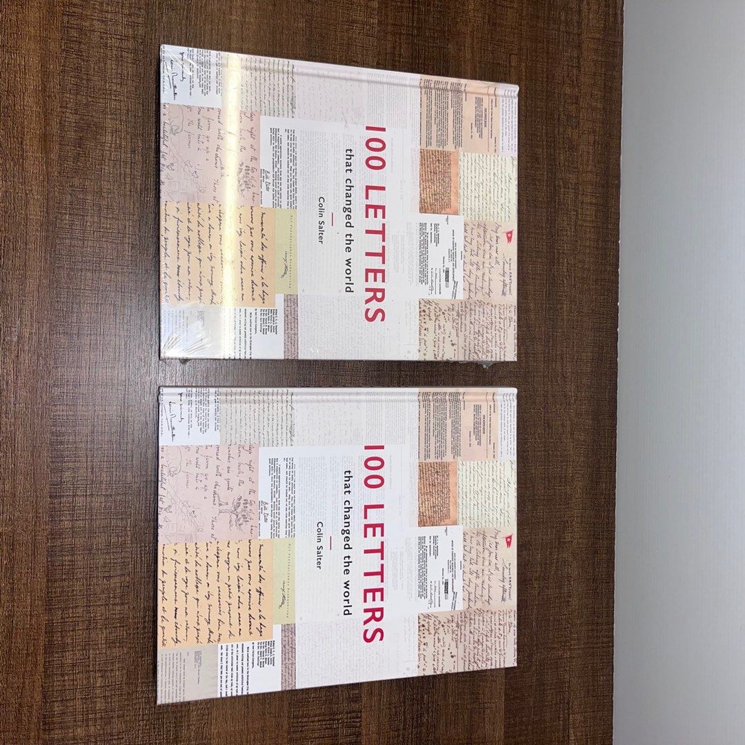 100 Letters that changed the world •Hardback • Colin Salter • Brand New ...