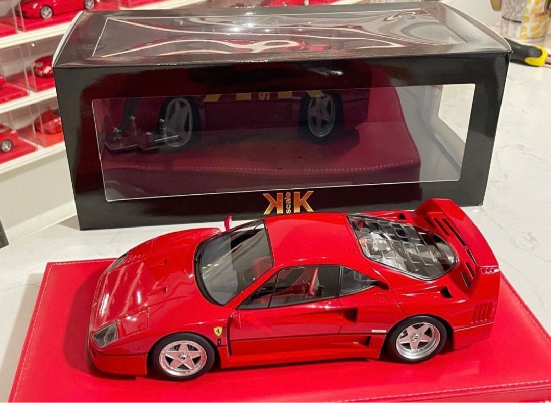 1/18 KK SCALE FERRARI F40 (road going version) not kyosho bbr hot ...