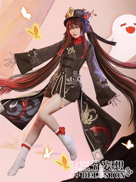 1/3 Delusion Hu Tao cosplay (Genshin Impact), Women's Fashion, Dresses ...