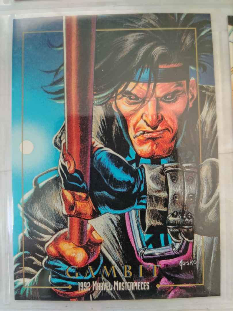 1992 SkyBox Marvel Masterpieces Gambit, Hobbies & Toys, Memorabilia ...