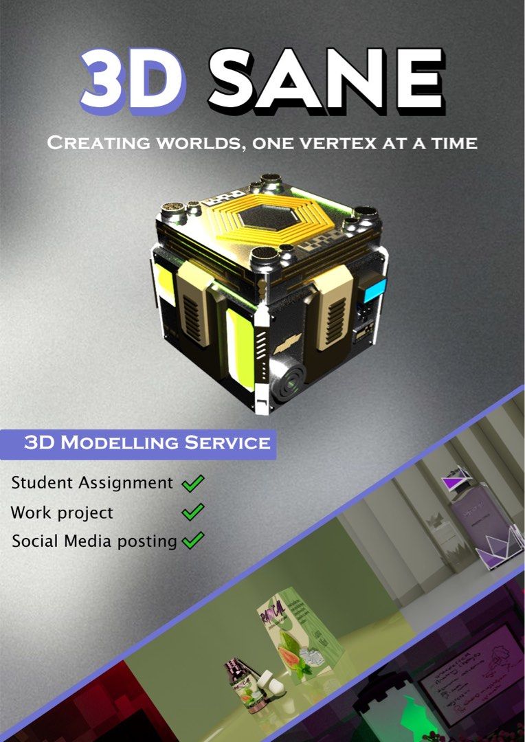 3D modelling service, Services, Others on Carousell