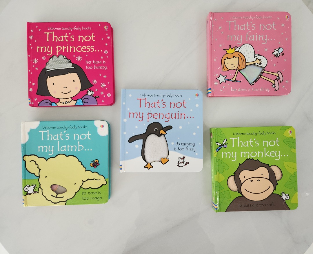 5 childrens books That's not my... textured and sensory great for ...