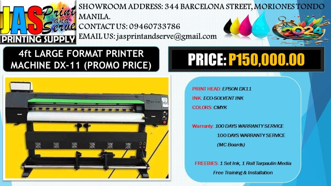 6ft STICKERS PRINTER MACHINE, Computers & Tech, Printers, Scanners ...