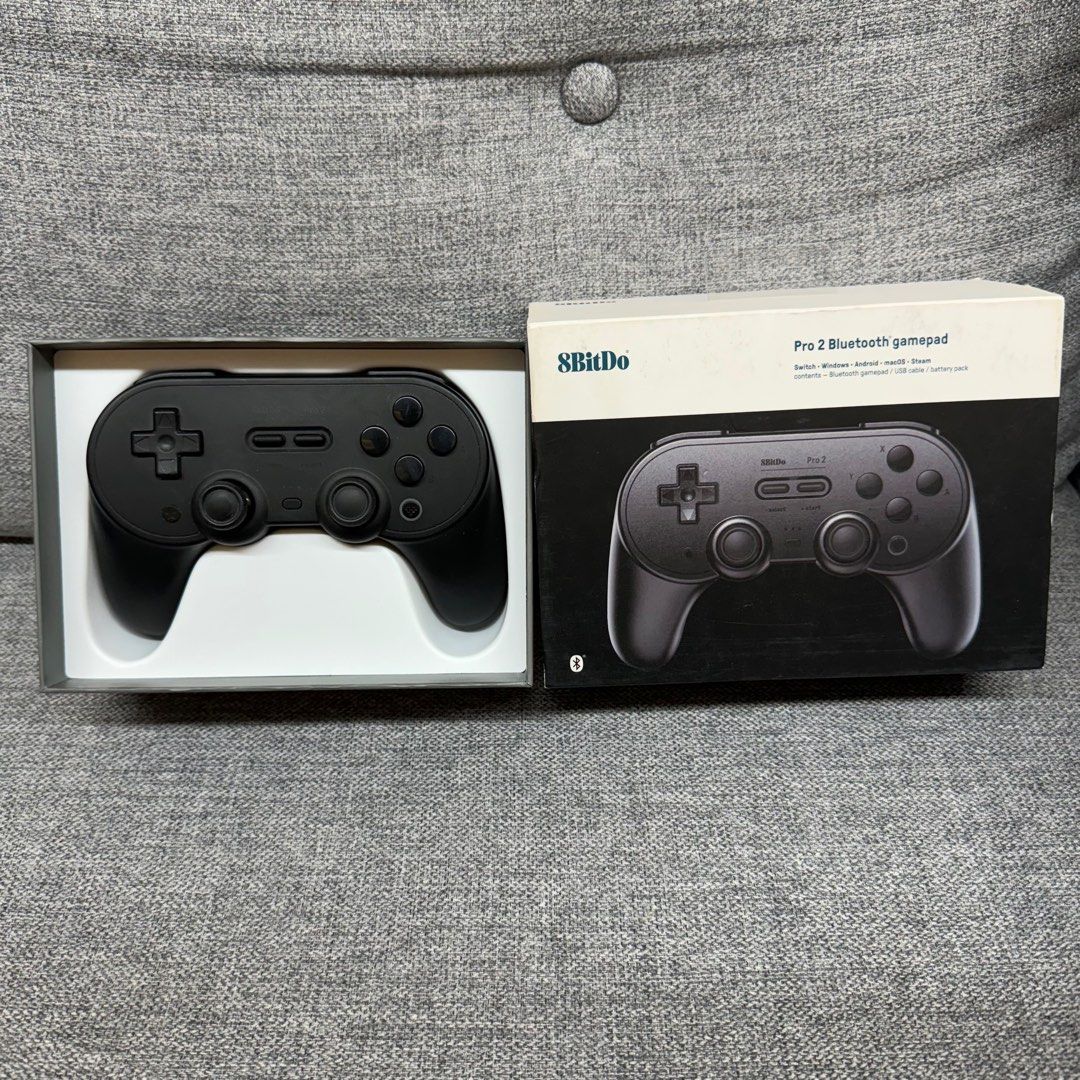 8Bitdo Pro 2 Bluetooth Gamepad Controller, Video Gaming, Gaming ...