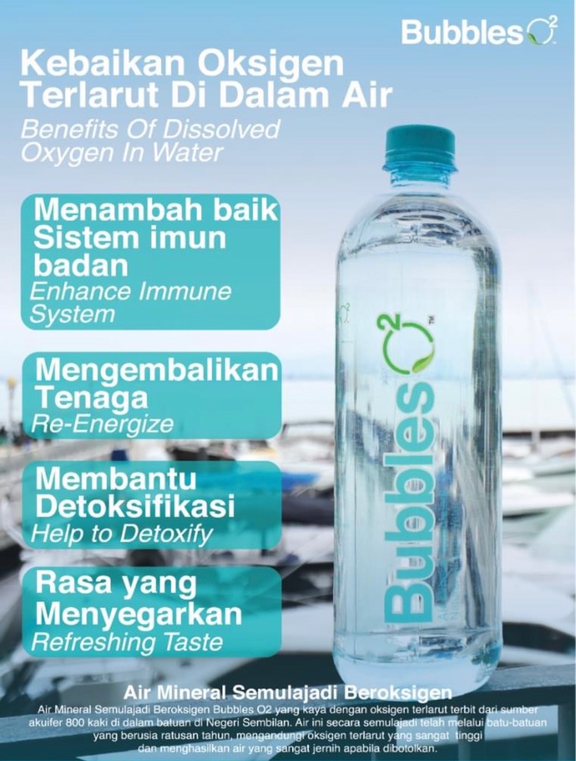 Air mineral bubblesO2, Food & Drinks, Beverages on Carousell