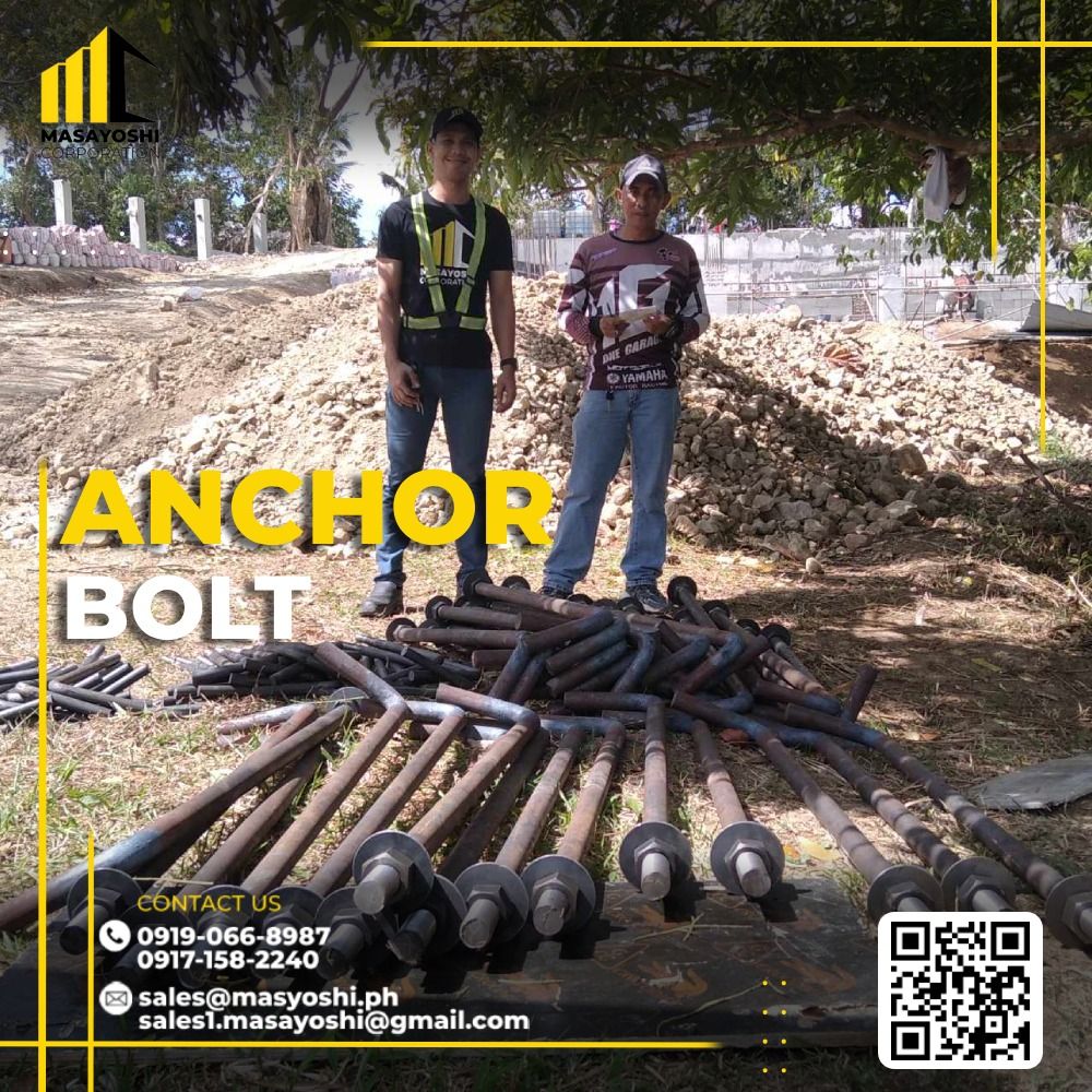 Anchor Bolt, Anchor Bolt 16mm x 500mm x 50mm bend x 50mm thread with ...