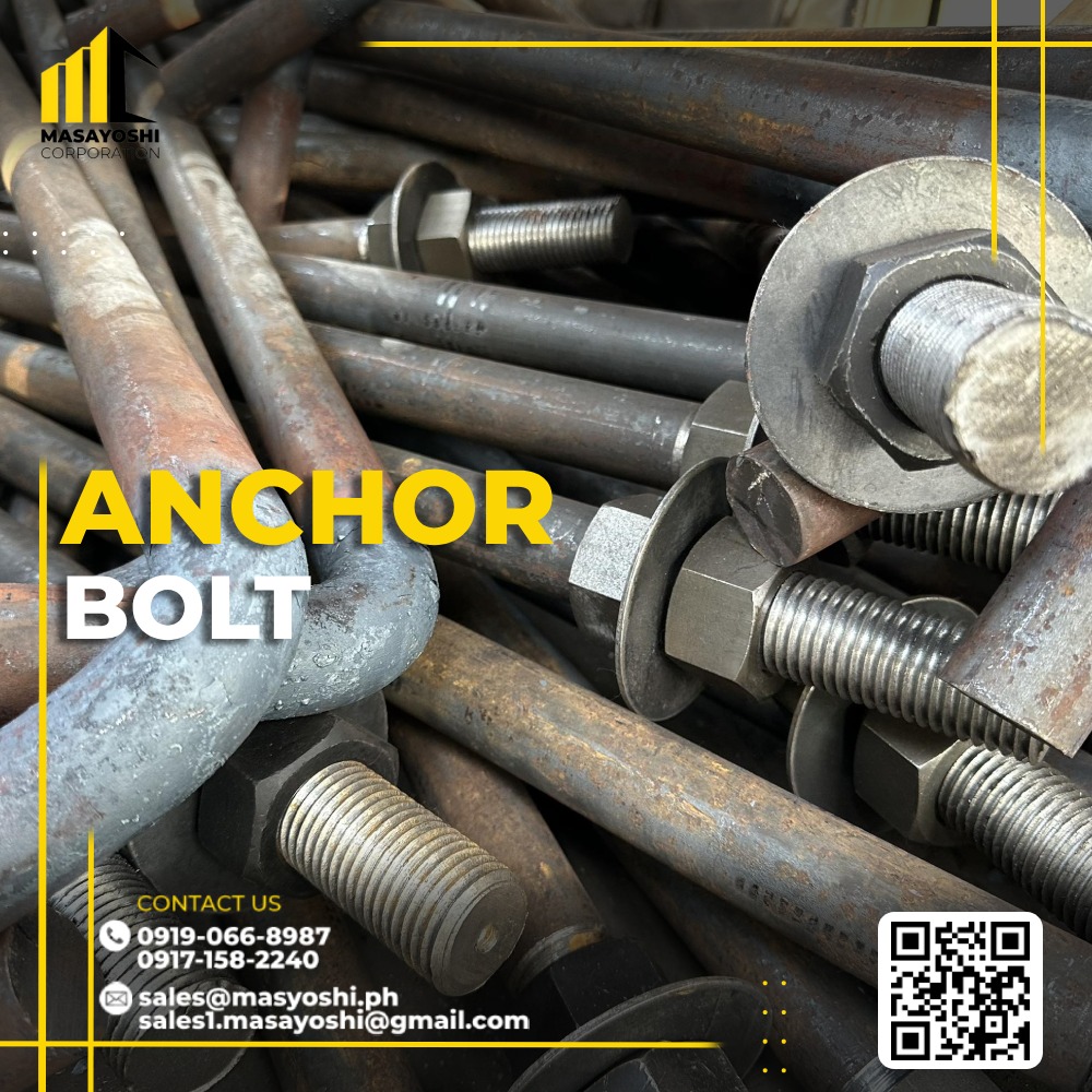 Anchor Bolt, Anchor Bolt Anchor Bolt 25mm x 0.60m x .10mTHD x 0.75mB ...