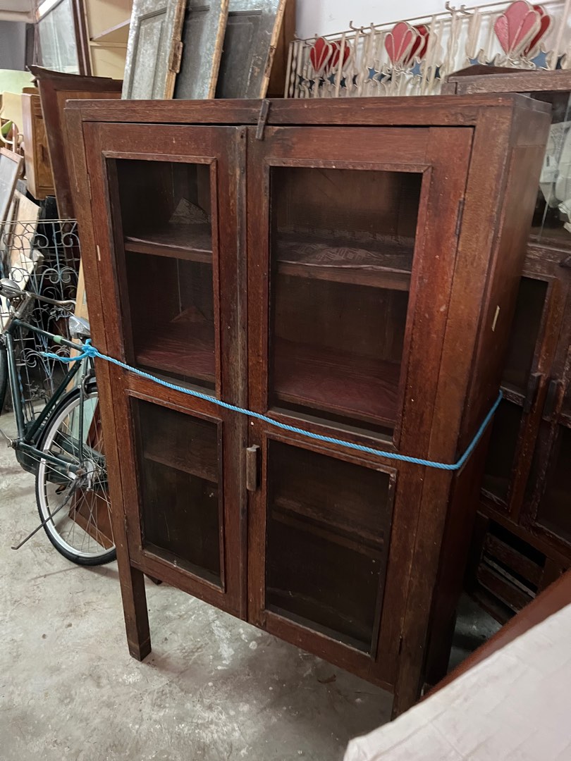 Antique vintage kitchen cabinet with original steel netting AhH ...