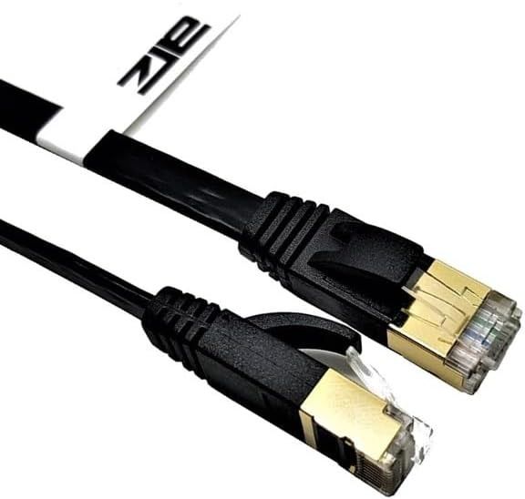 ATZ 10m Cat 7 STP FLAT Gigabit Ethernet Lan Network Patchcord Cable ...