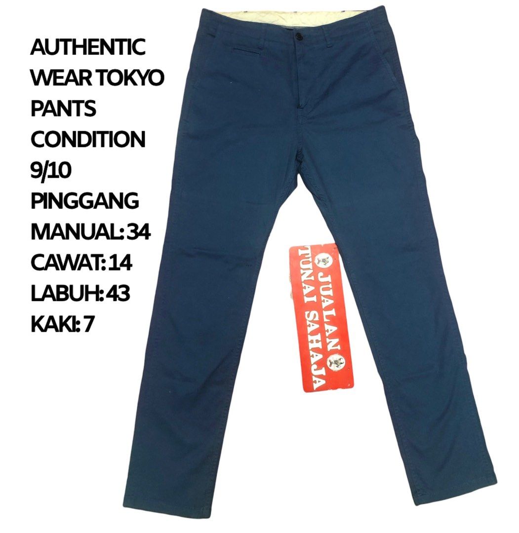 AUTHENTIC WEAR TOKYO PANTS, Men's Fashion, Bottoms, Chinos on Carousell
