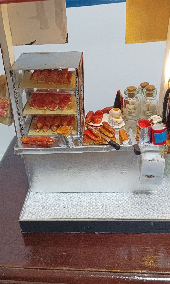 Bai roti and coffee stall, Hobbies & Toys, Stationery & Craft, Handmade ...