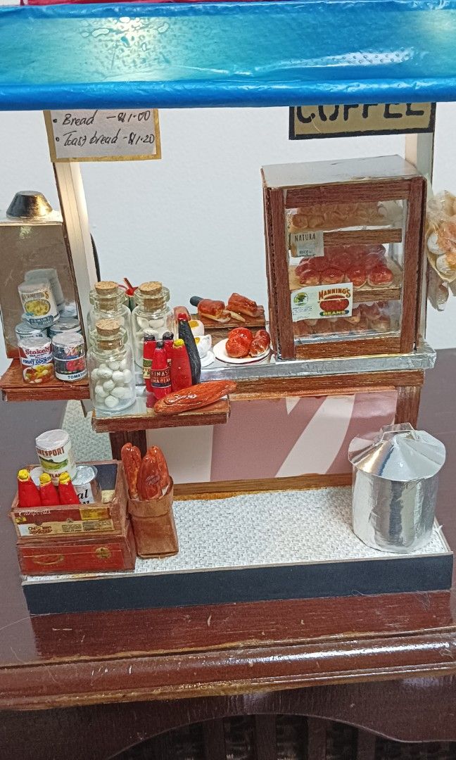 Bai roti and coffee stall, Hobbies & Toys, Stationery & Craft, Handmade ...