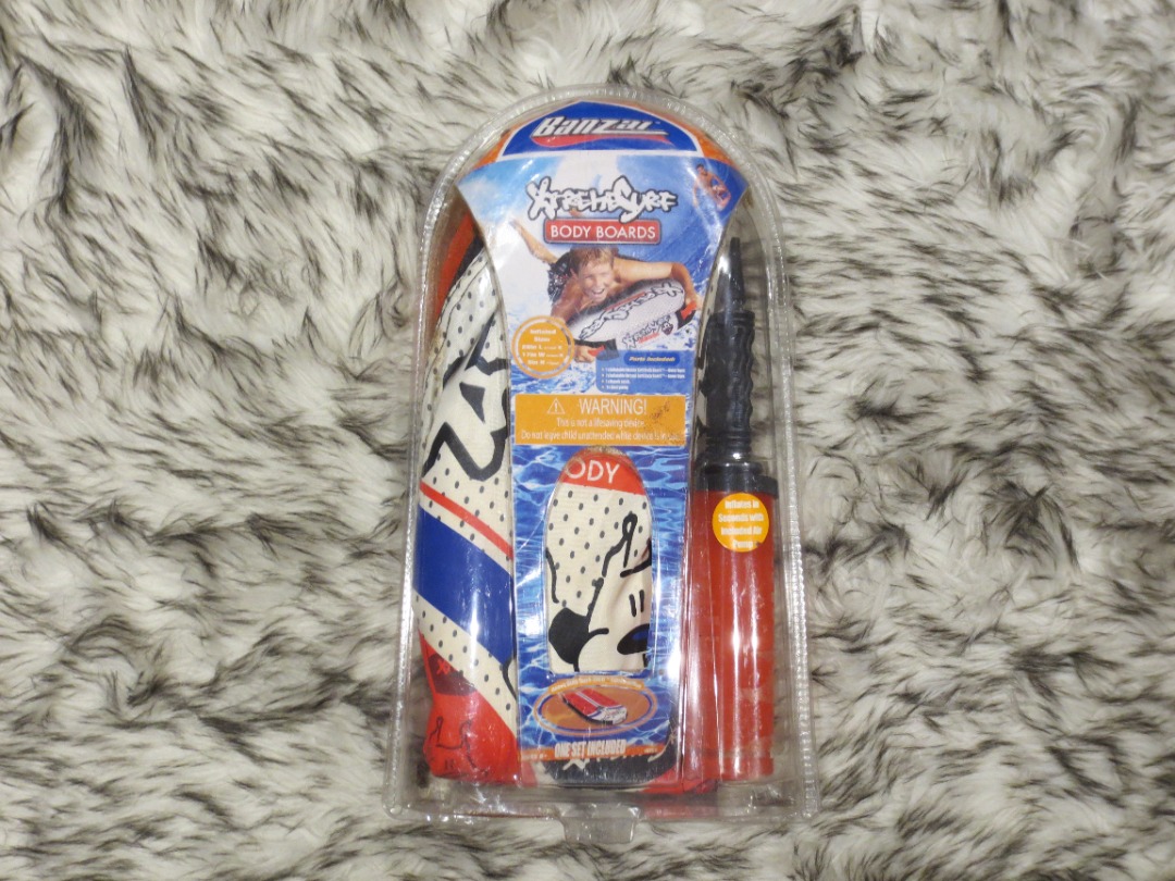 Banzai Inflatable Body Board, Sports Equipment, Sports & Games, Water ...
