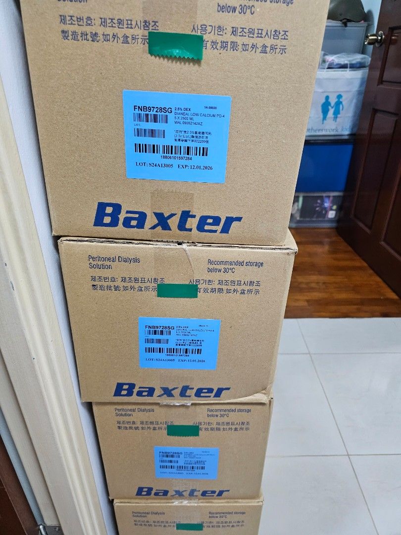 Baxter Peritoneal Dialysis Solution (Water Dialysis), Health ...