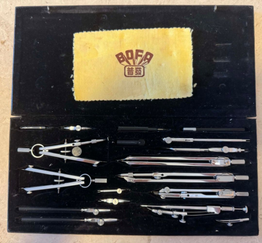 BOFA Technical Drawing Compass Set D420, Hobbies & Toys, Stationery ...