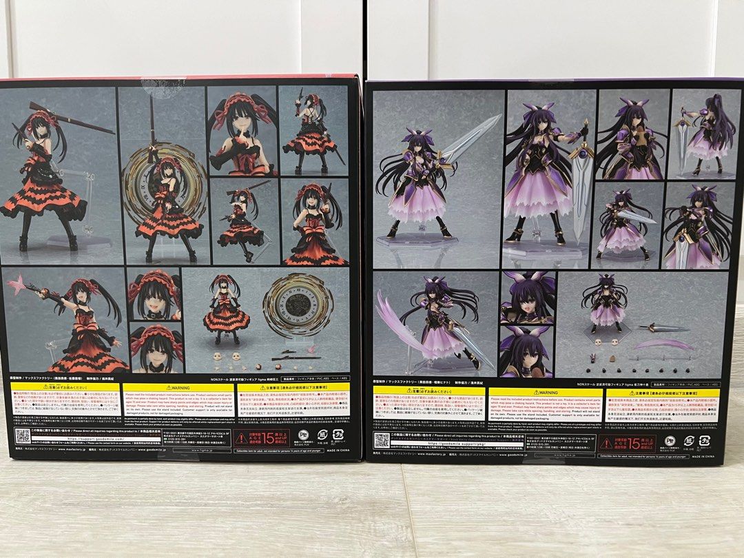 [Bonus] Figma 585 561 Kurumi Tokisaki Tohka Yatogami Date a live alive ...