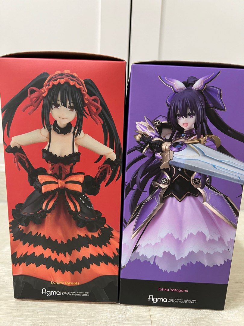 [Bonus] Figma 585 561 Kurumi Tokisaki Tohka Yatogami Date a live alive ...