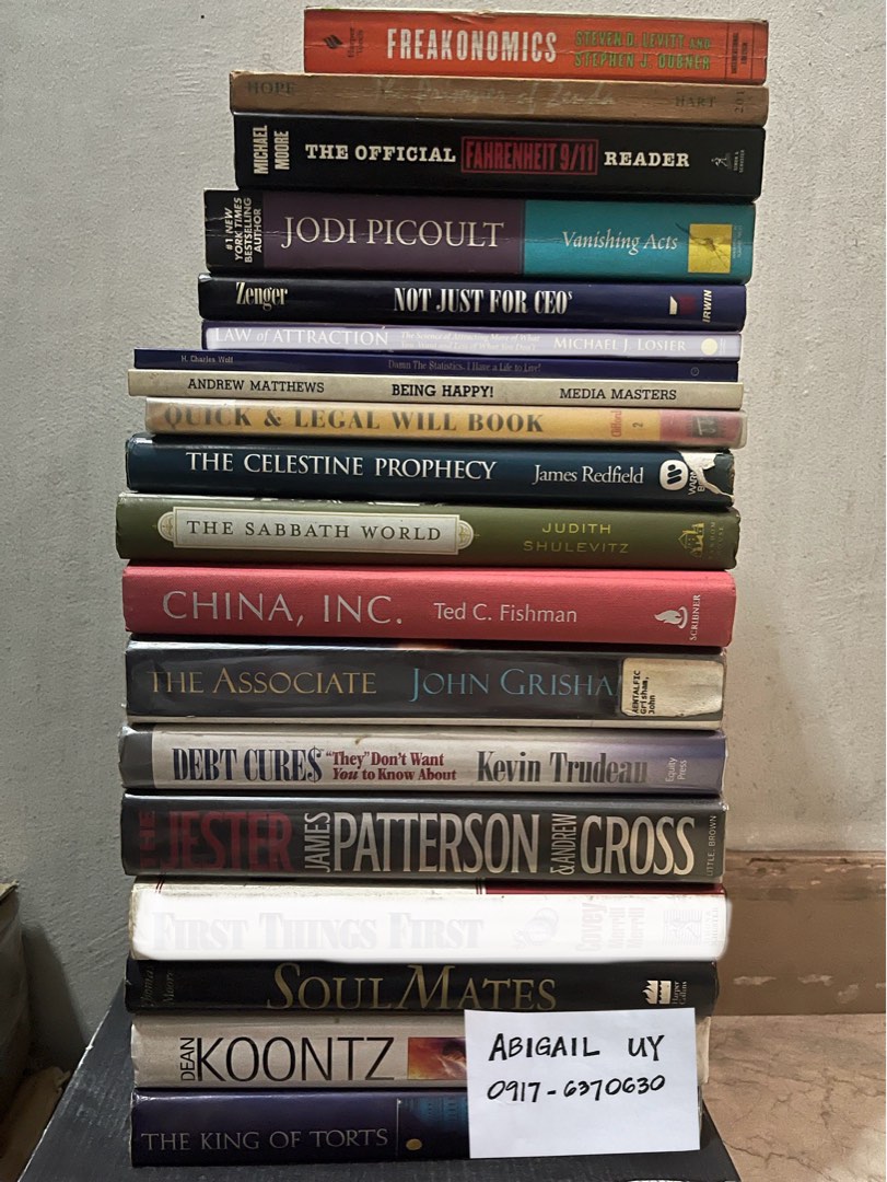 Book Sale (Part 3) Fiction and Non-Fiction, Hobbies & Toys, Books ...