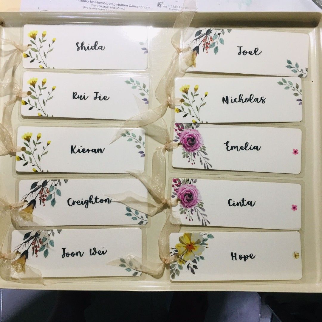 Bookmarks non laminated customise children day gift present bulk ...