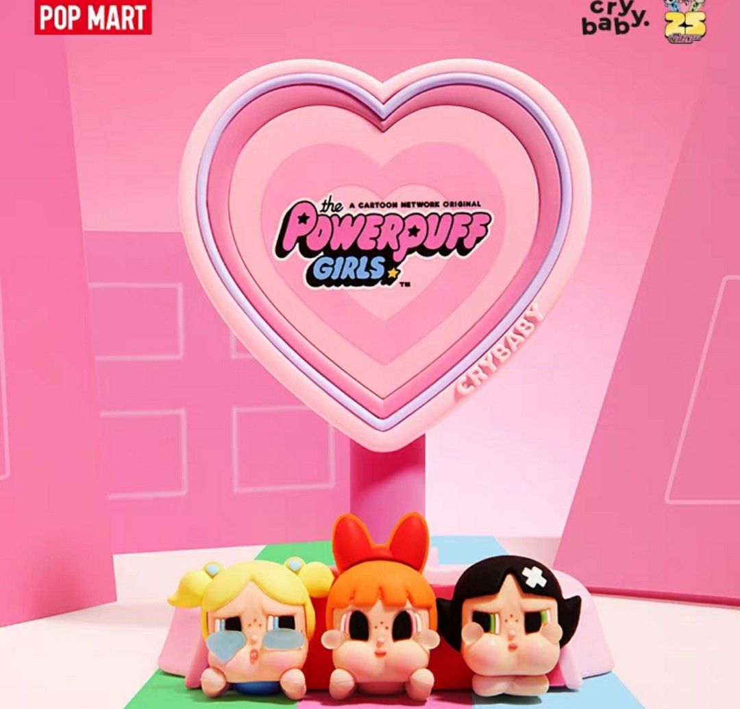 [BRAND NEW! EXCLUSIVE POPMART] POPMART CRYBABY X POWERPUFF GIRLS ...