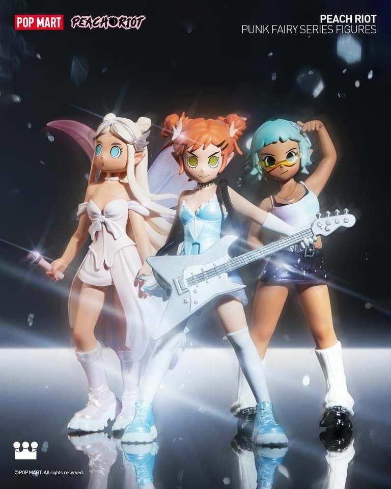 [BRAND NEW! POPMART] POPMART PEACH RIOT PUNK FAIRY SERIES FULL SET AND ...