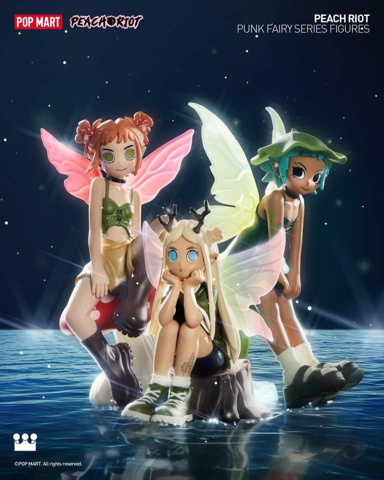 [RARE! POPMART] POPMART PEACH RIOT PUNK FAIRY SERIES FULL SET AND ...